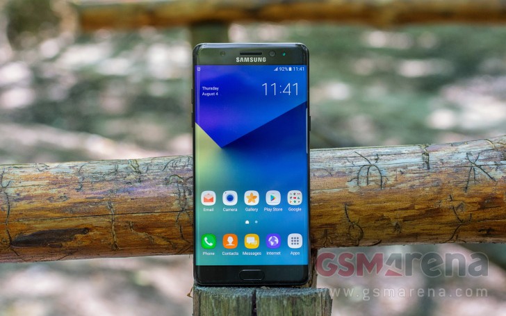 Galaxy Note7 Einheiten von AT & T verkauft und T-Mobile erhalten auch die grüne Batterieanzeige ...